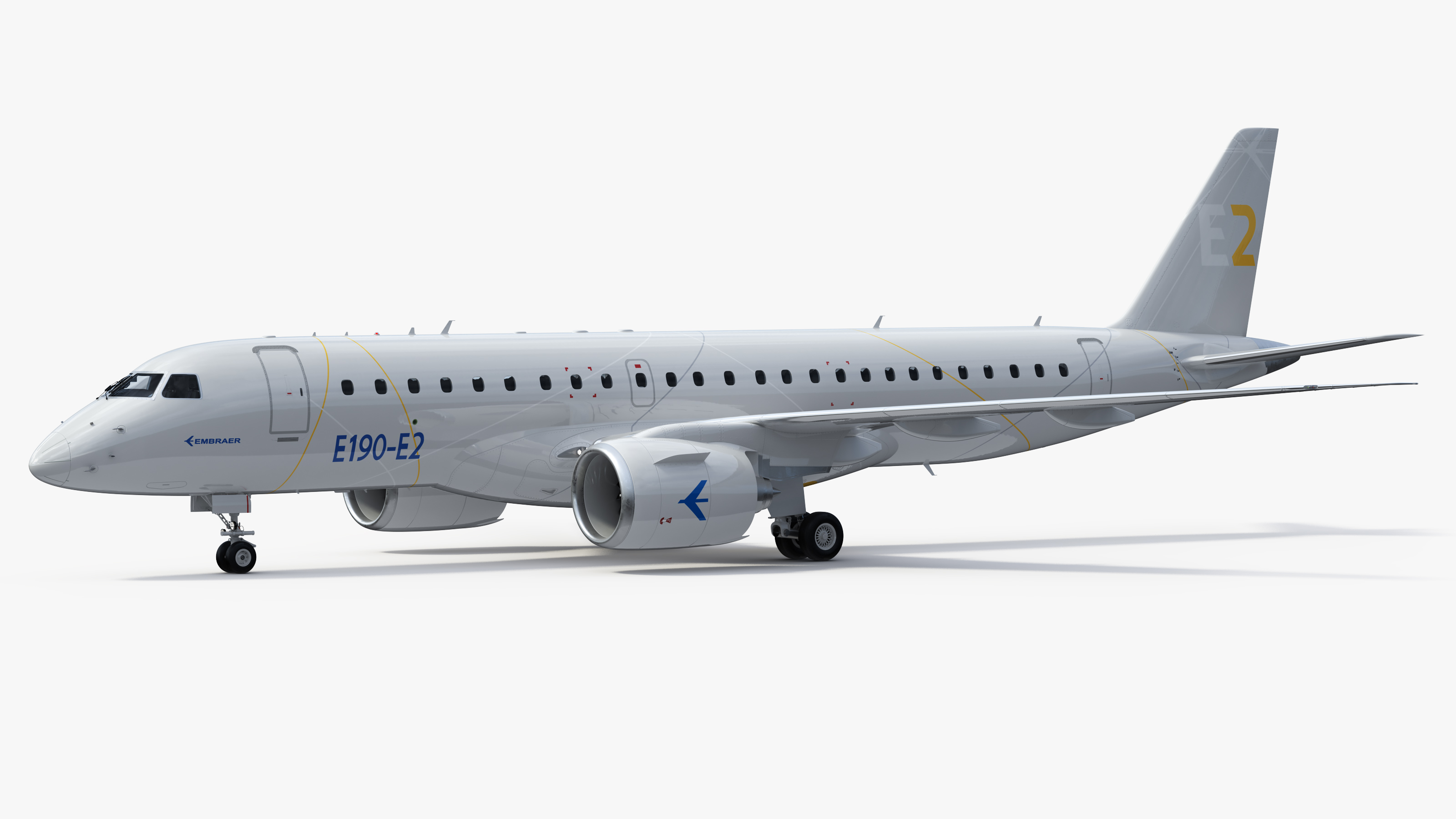 3D model Embraer E190-E2 Regional Jet - TurboSquid 1762757