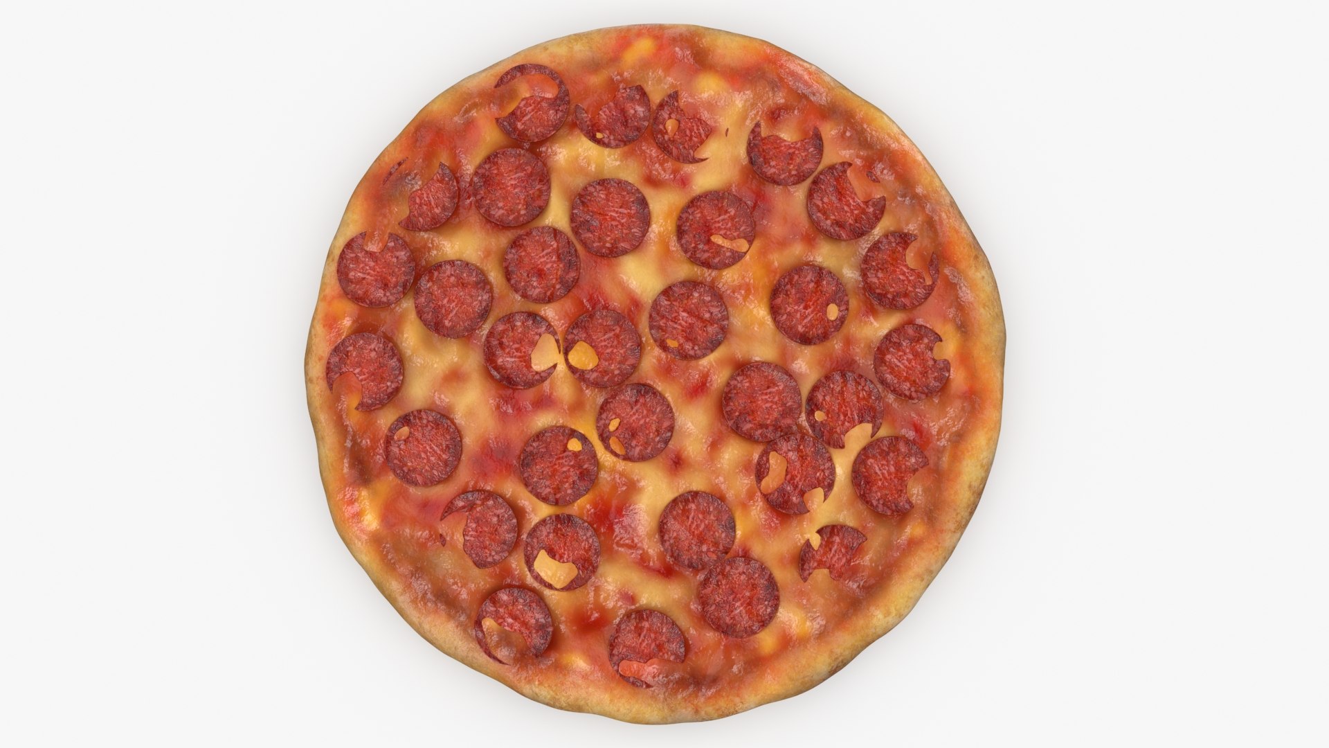 Pepperoni Pizza M 3D Model - TurboSquid 2276216
