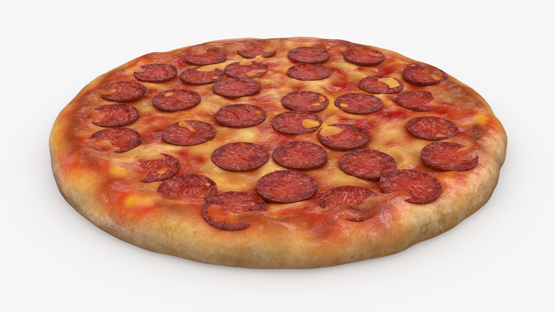 Pepperoni Pizza M 3D Model - TurboSquid 2276216