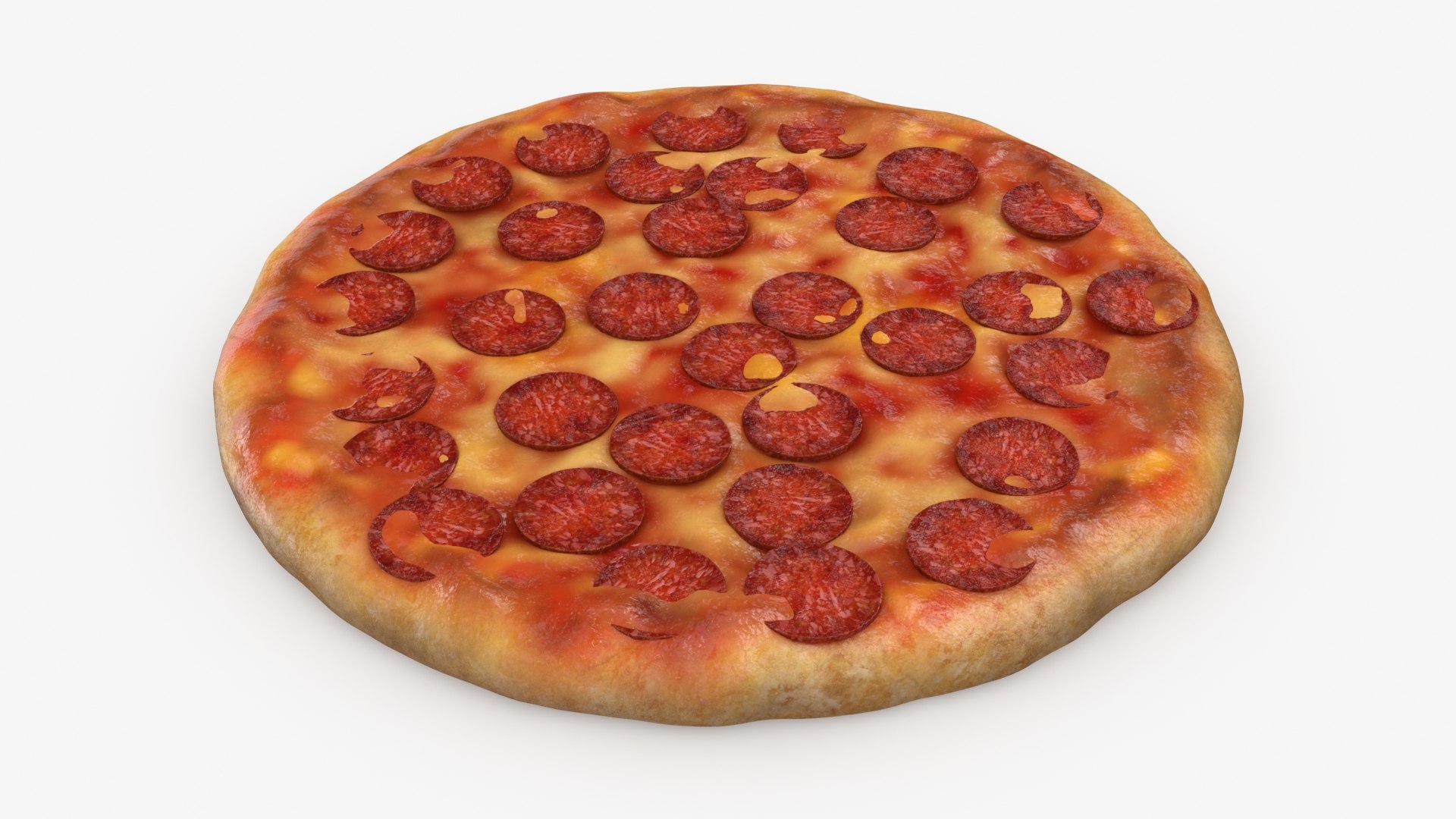 Pepperoni Pizza M 3D Model - TurboSquid 2276216