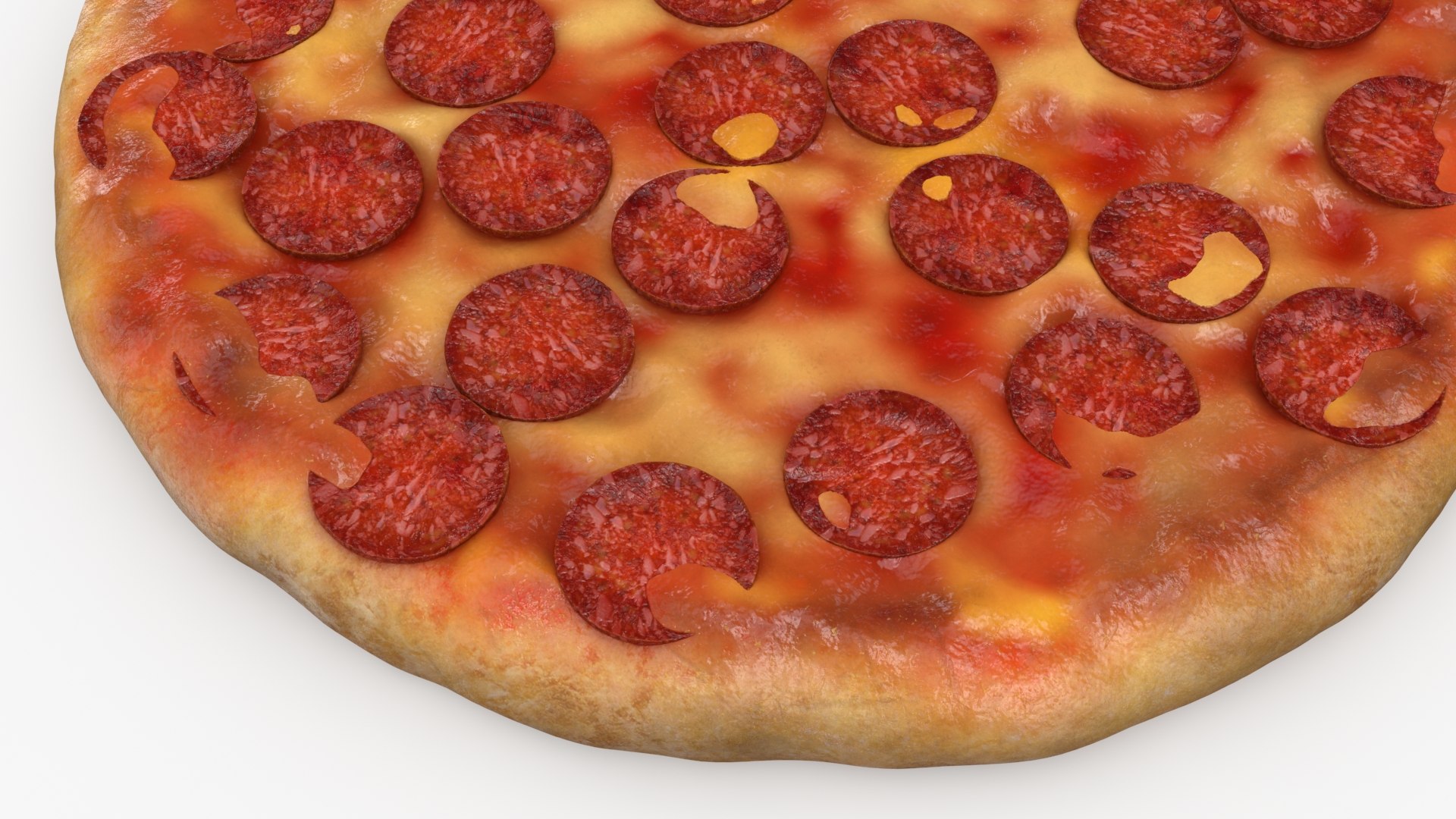 Pepperoni Pizza M 3D Model - TurboSquid 2276216
