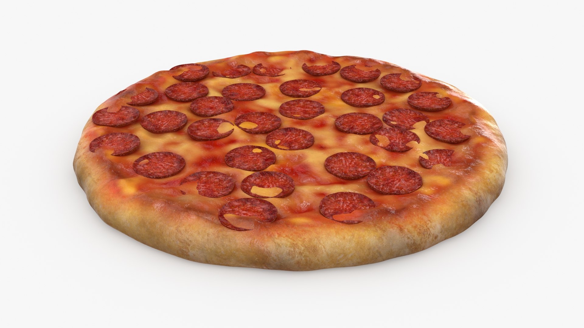 Pepperoni Pizza M 3D Model - TurboSquid 2276216