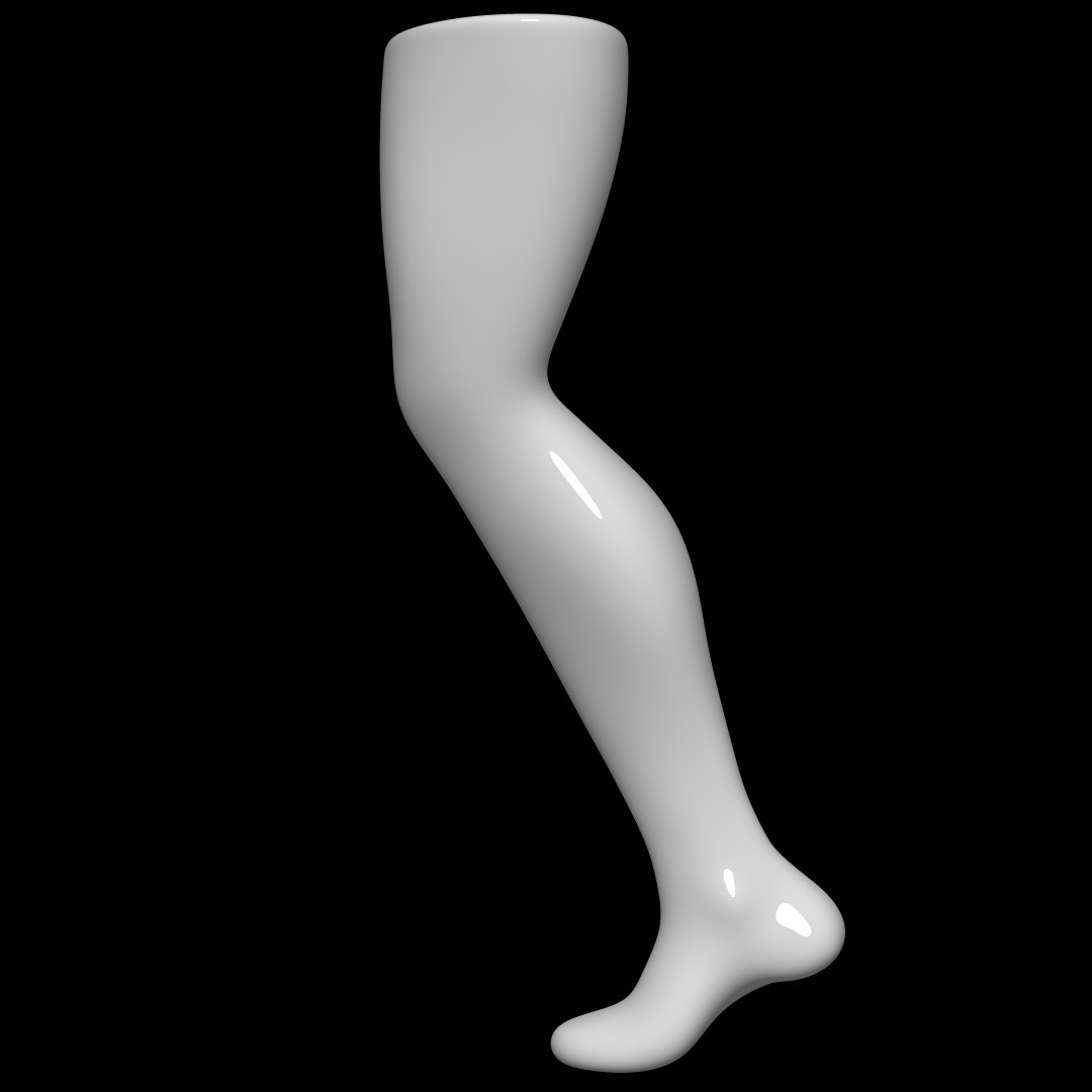3D Model Mannequin Foot Man - TurboSquid 1155588