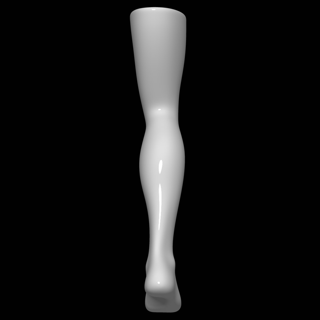 3D Model Mannequin Foot Man - TurboSquid 1155588