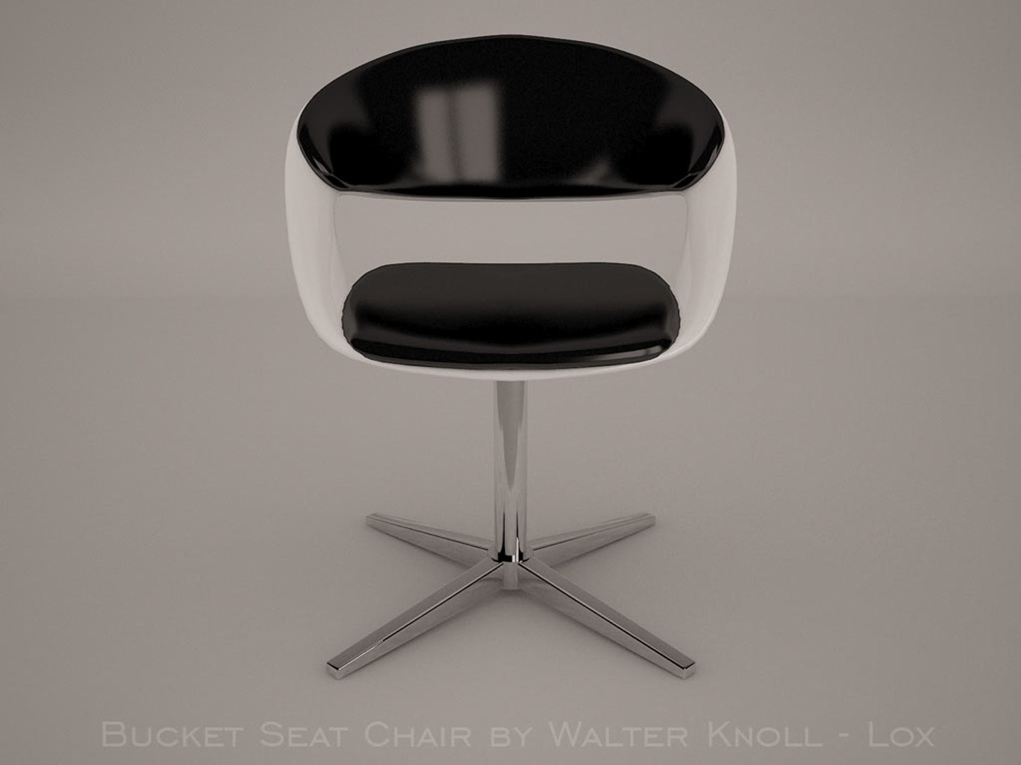 3d Model Bucket Seat Chair Walter Knoll