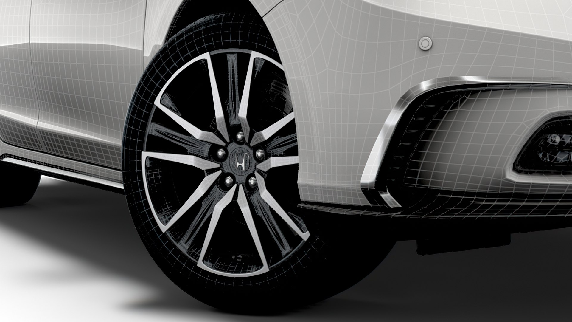 Honda Legend Hybrid 2021 Wheel 3D Model - TurboSquid 2012087