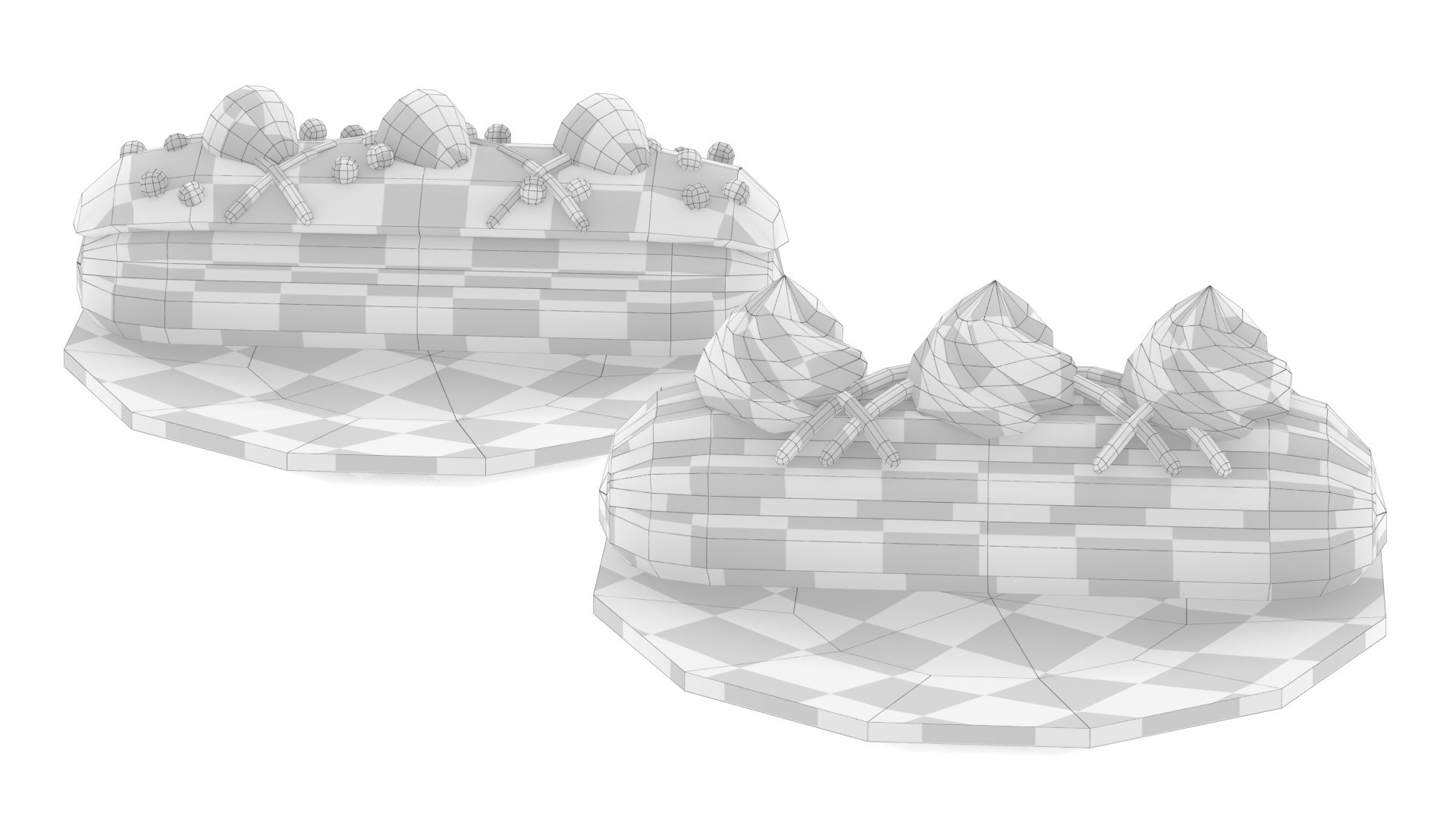3D Lowpoly Desserts Eclairs - TurboSquid 2153666