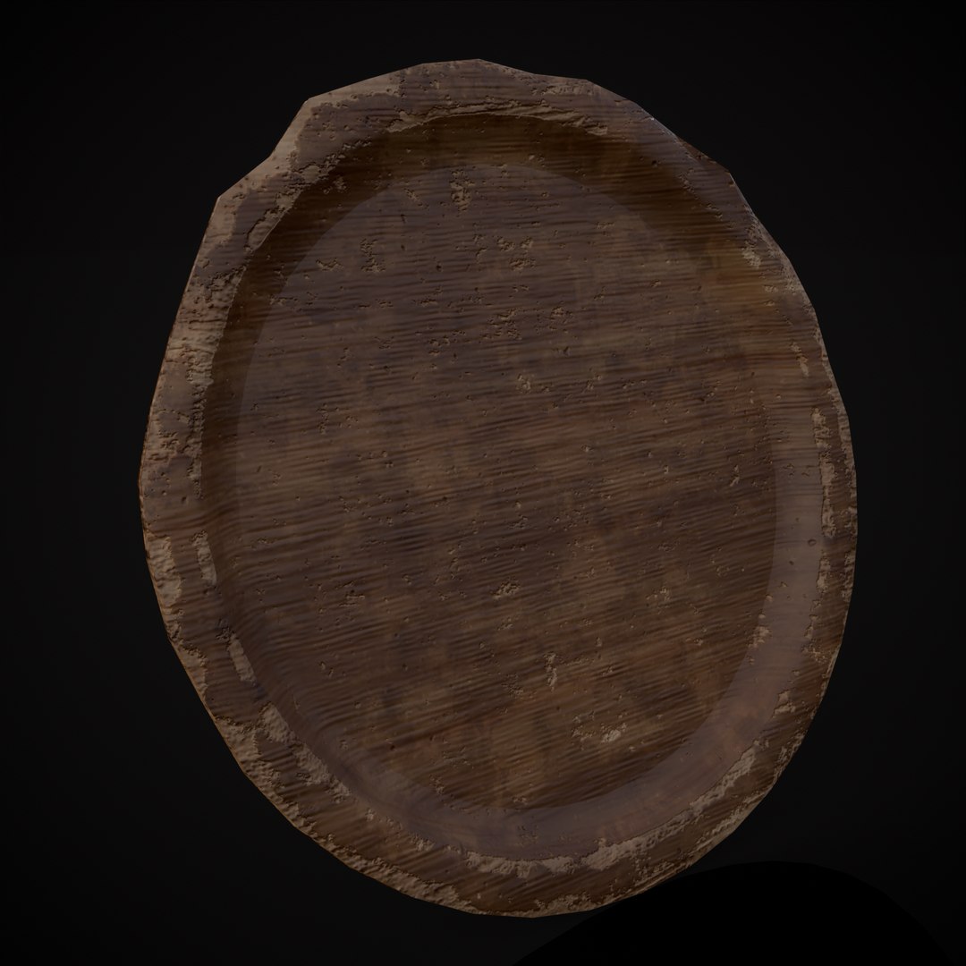 Wooden Medieval Dish Washing Set 3D model - TurboSquid 1985070