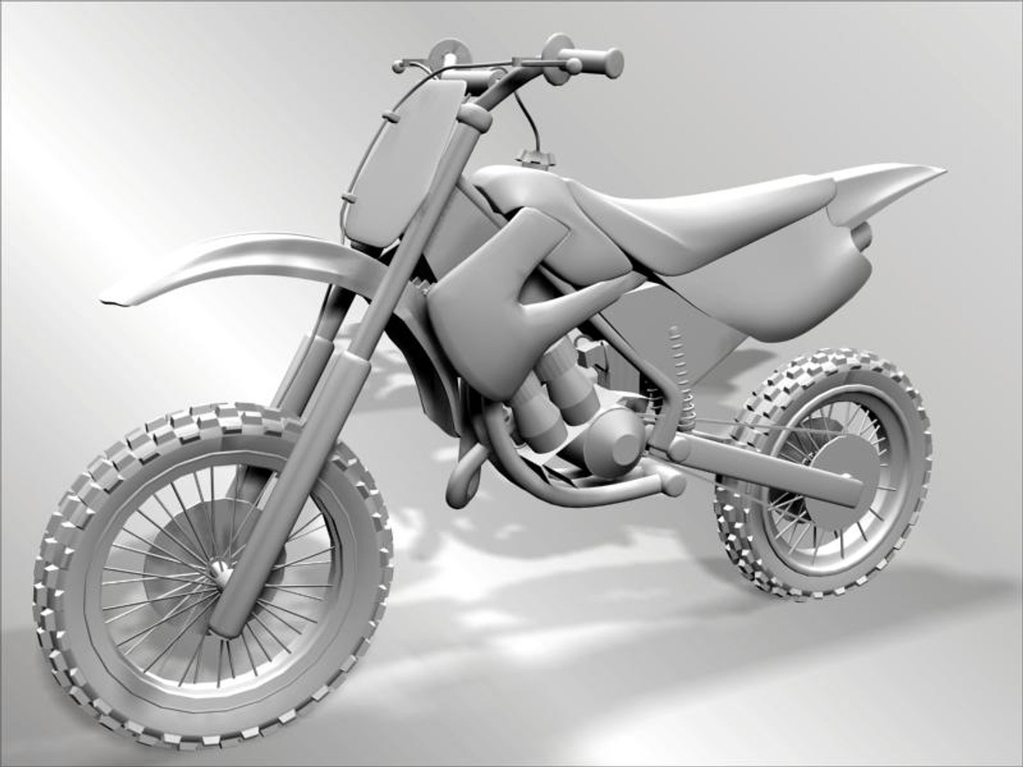 Moto Motocross 3d Model