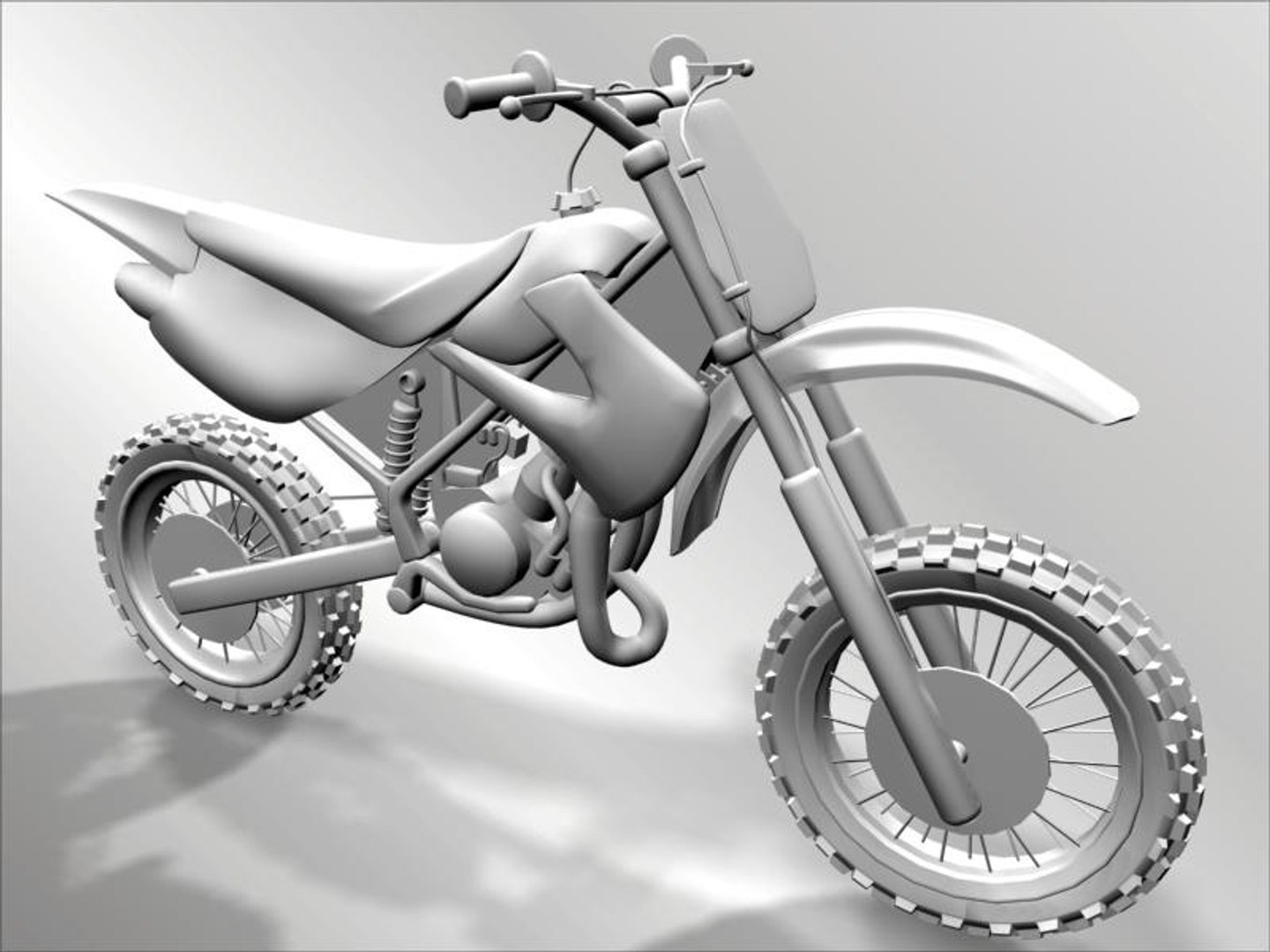 Moto Motocross 3d Model