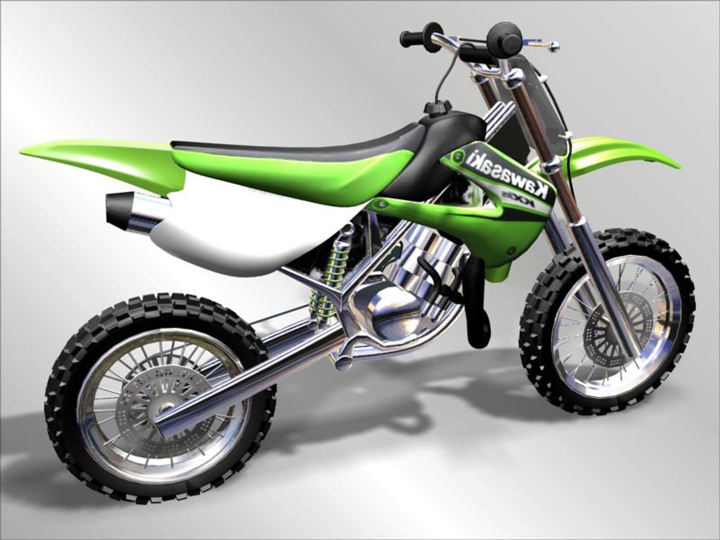 Moto Motocross 3d Model