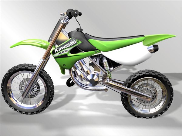 moto motocross 3d model