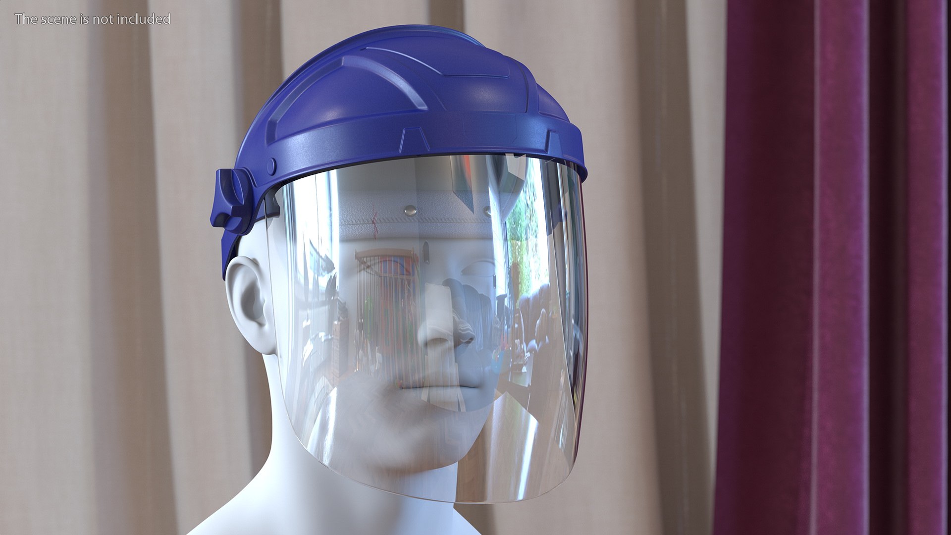 Transparent Visor Face Shield 3D Model - TurboSquid 1848982