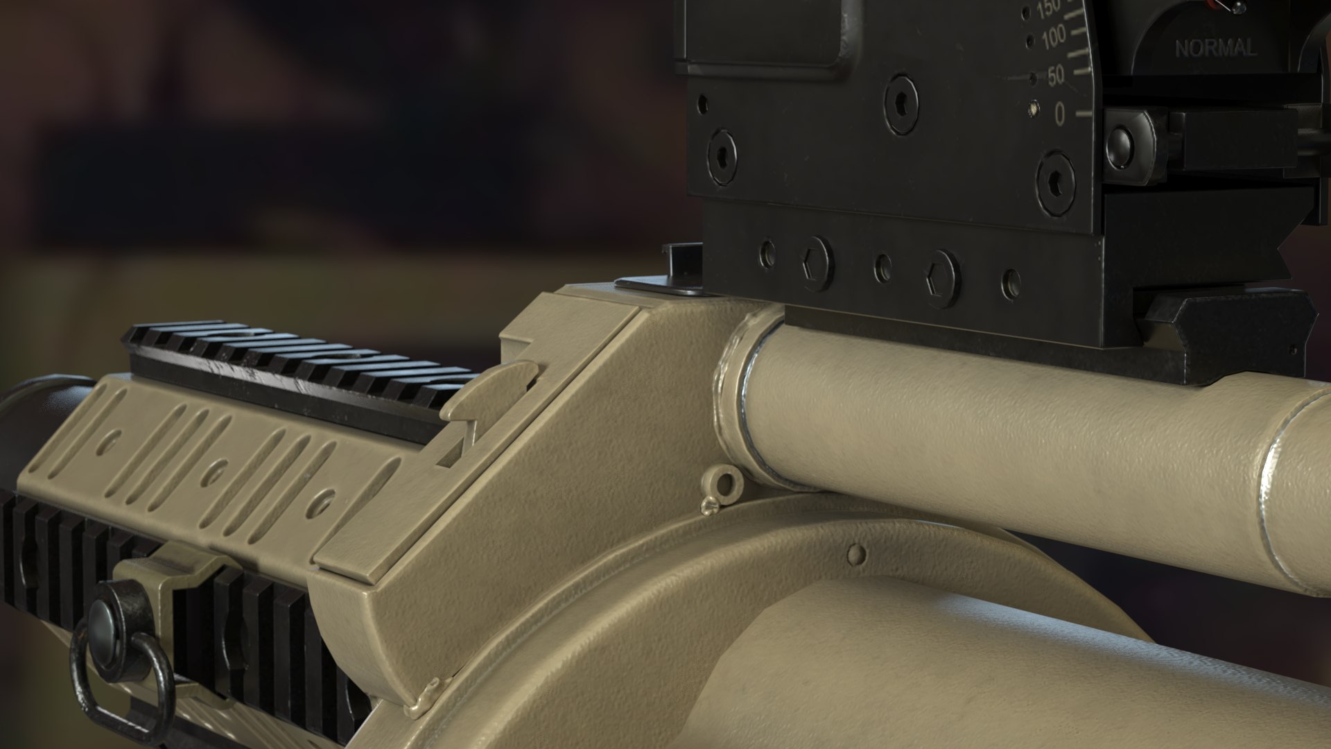 Milkor MGL-140low Poly 3D Model - TurboSquid 2279509