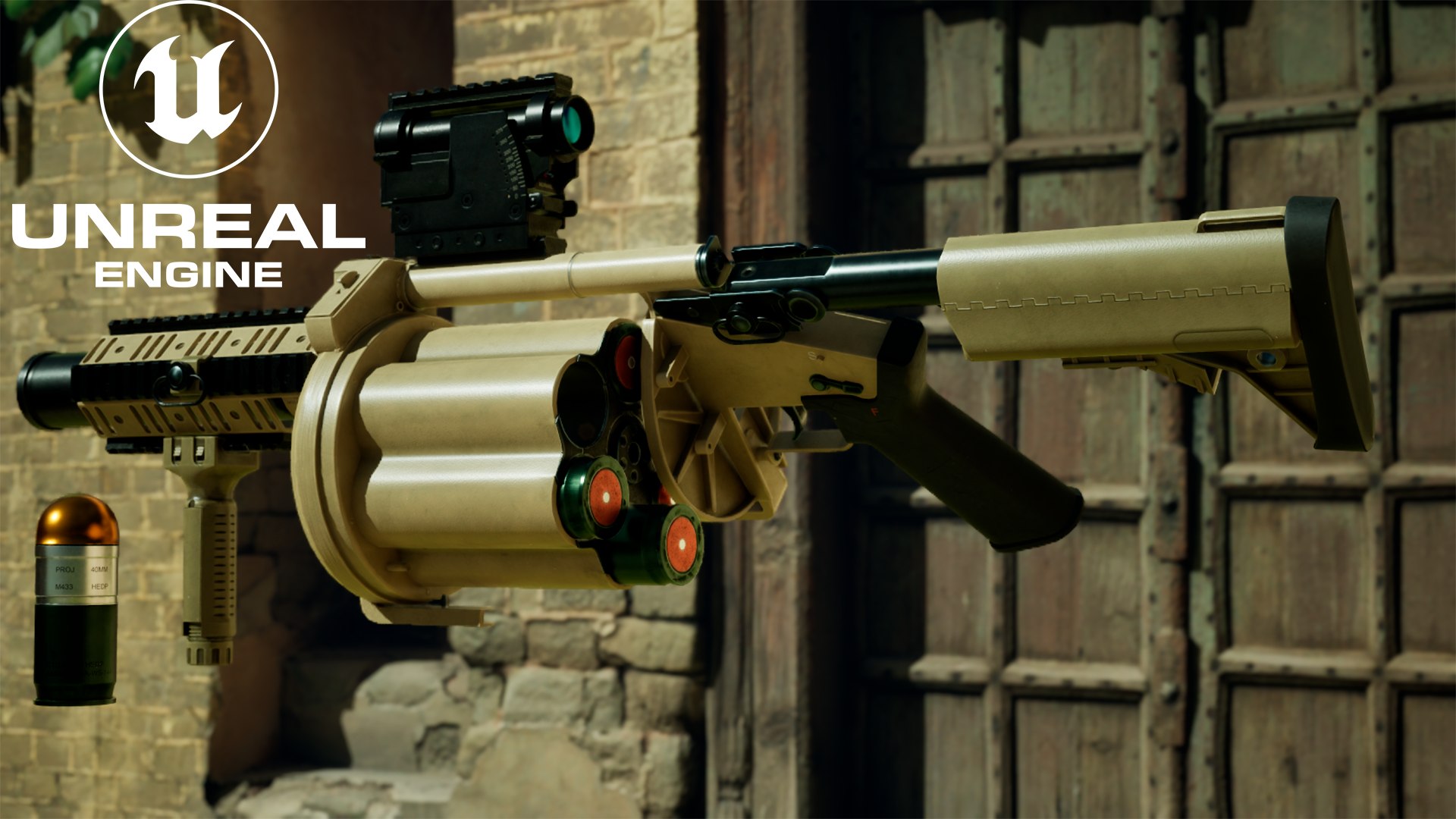 Milkor MGL-140low Poly 3D Model - TurboSquid 2279509