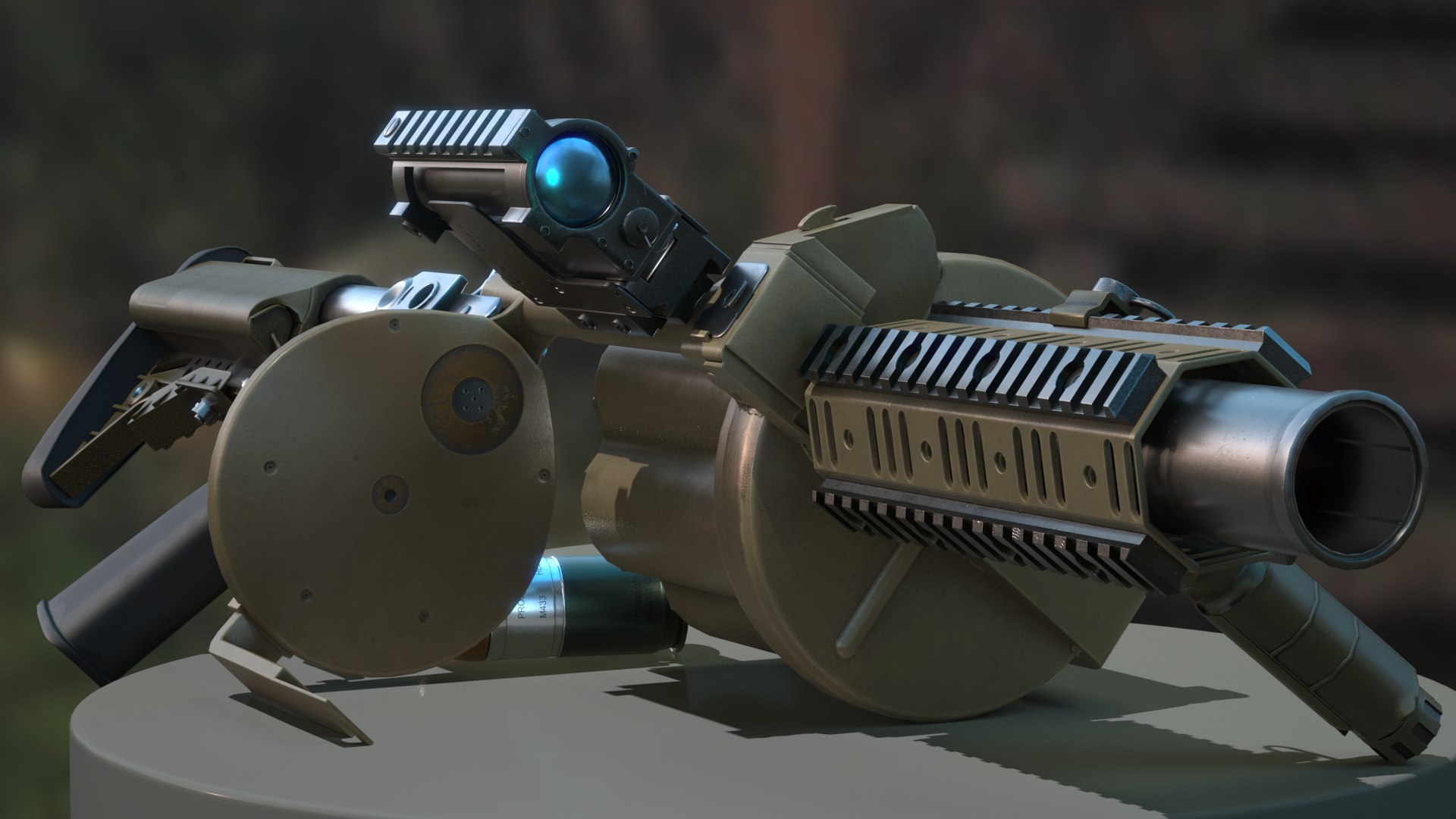 Milkor MGL-140 3D Model - TurboSquid 2279509