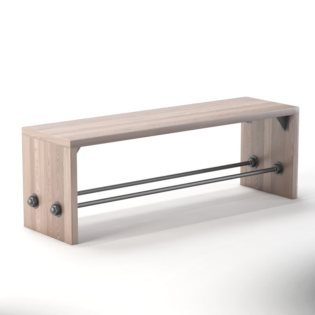 3D VI Bench Model - TurboSquid 1952038
