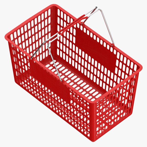 Hand Carry Shopping Baskets Metal Handle Single Red Black Blue and ...