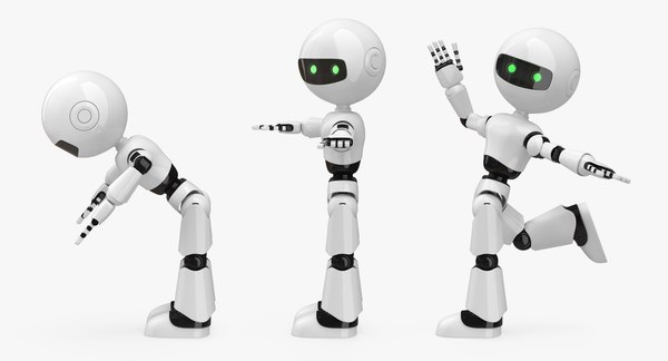 3D modern robot rigged model - TurboSquid 1163440