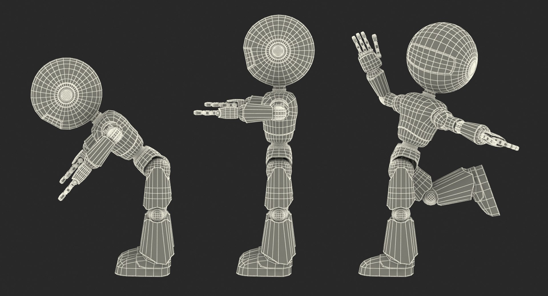 3D Modern Robot Rigged Model - TurboSquid 1163440