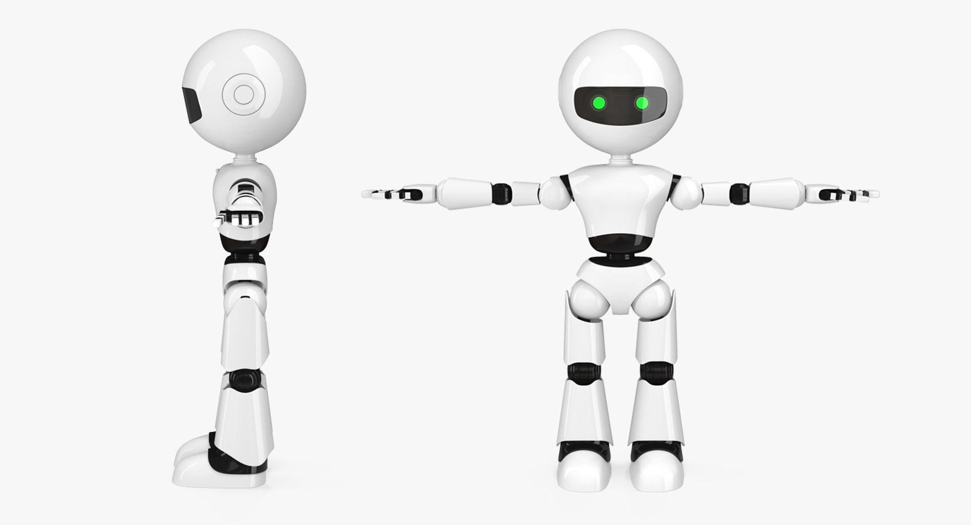 3D Modern Robot Rigged Model - TurboSquid 1163440