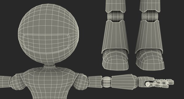 3D modern robot rigged model - TurboSquid 1163440