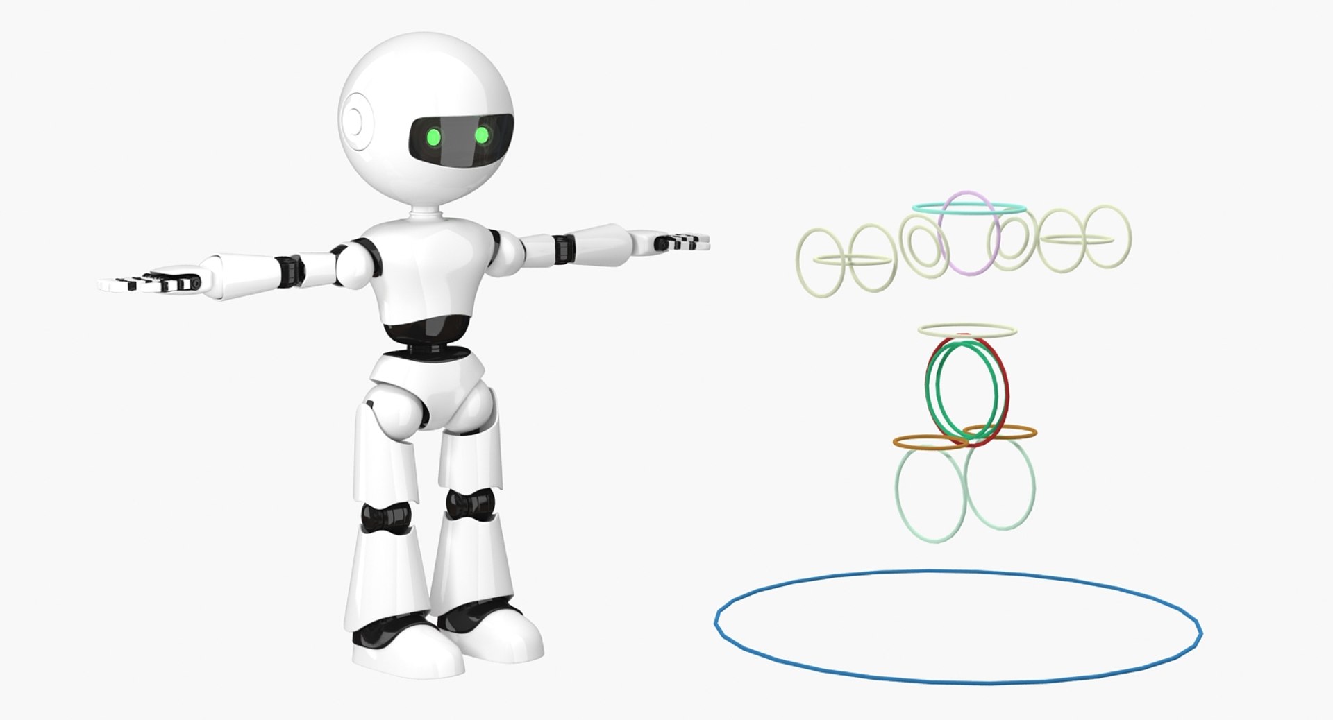 3D Modern Robot Rigged Model - TurboSquid 1163440