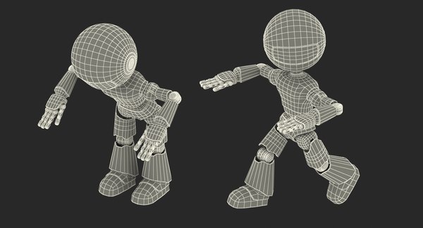 3D modern robot rigged model - TurboSquid 1163440