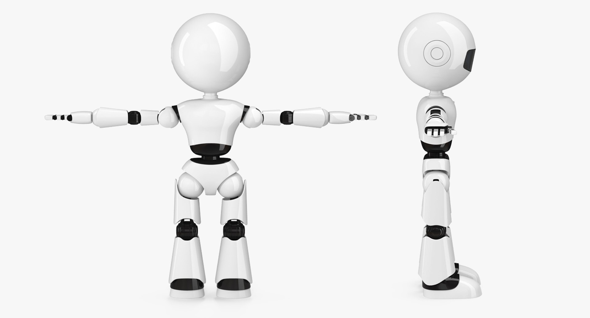 3D Modern Robot Rigged Model - TurboSquid 1163440