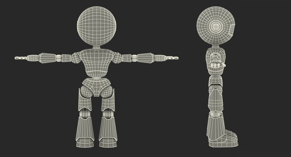 3D modern robot rigged model - TurboSquid 1163440