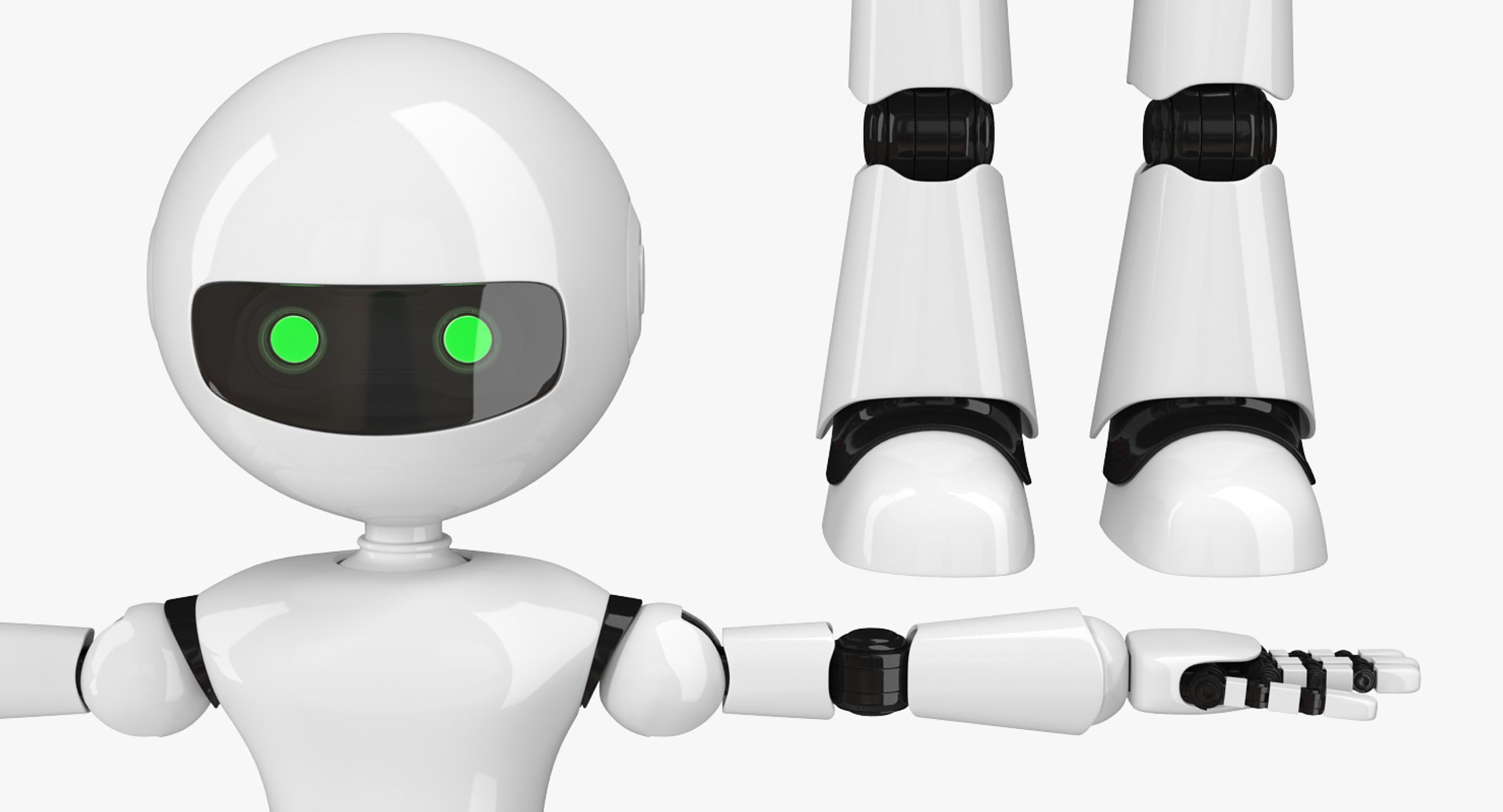 3D Modern Robot Rigged Model - TurboSquid 1163440