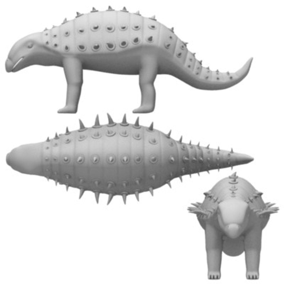 3d Model Dinosaur Panoplosaurus
