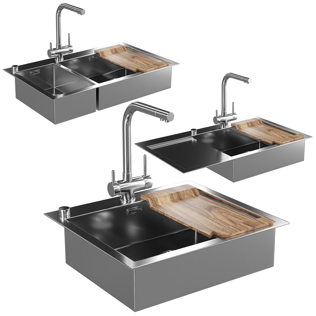 Kitchen Sink Model - TurboSquid 1843979