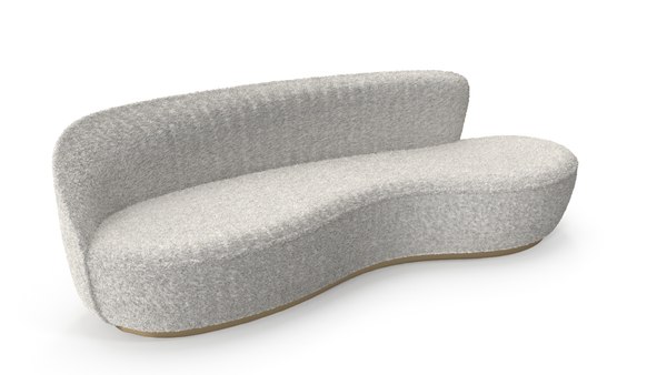 Circular Sofa Revit | Baci Living Room