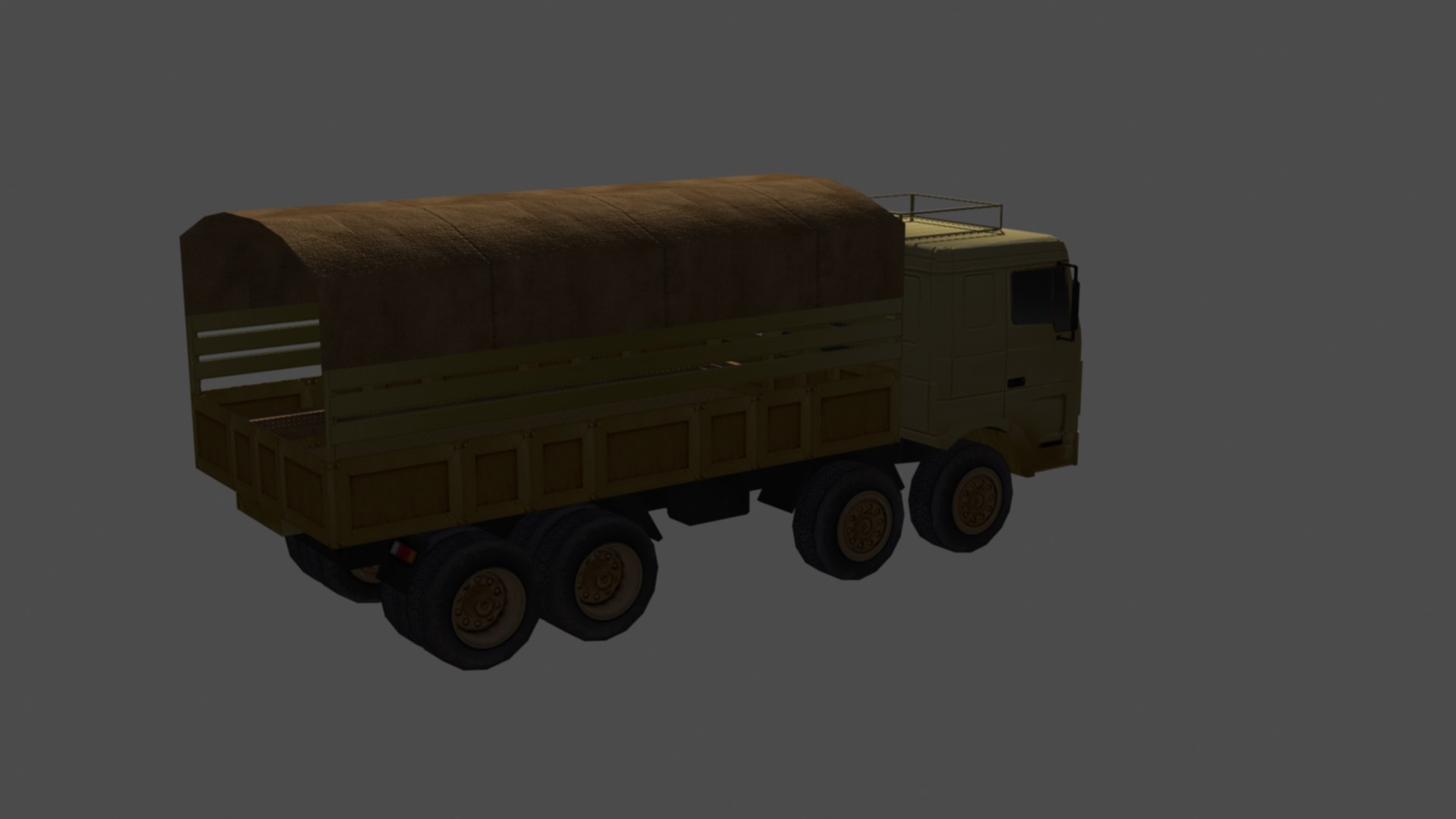 3D Model Army Truck1 - TurboSquid 2356484