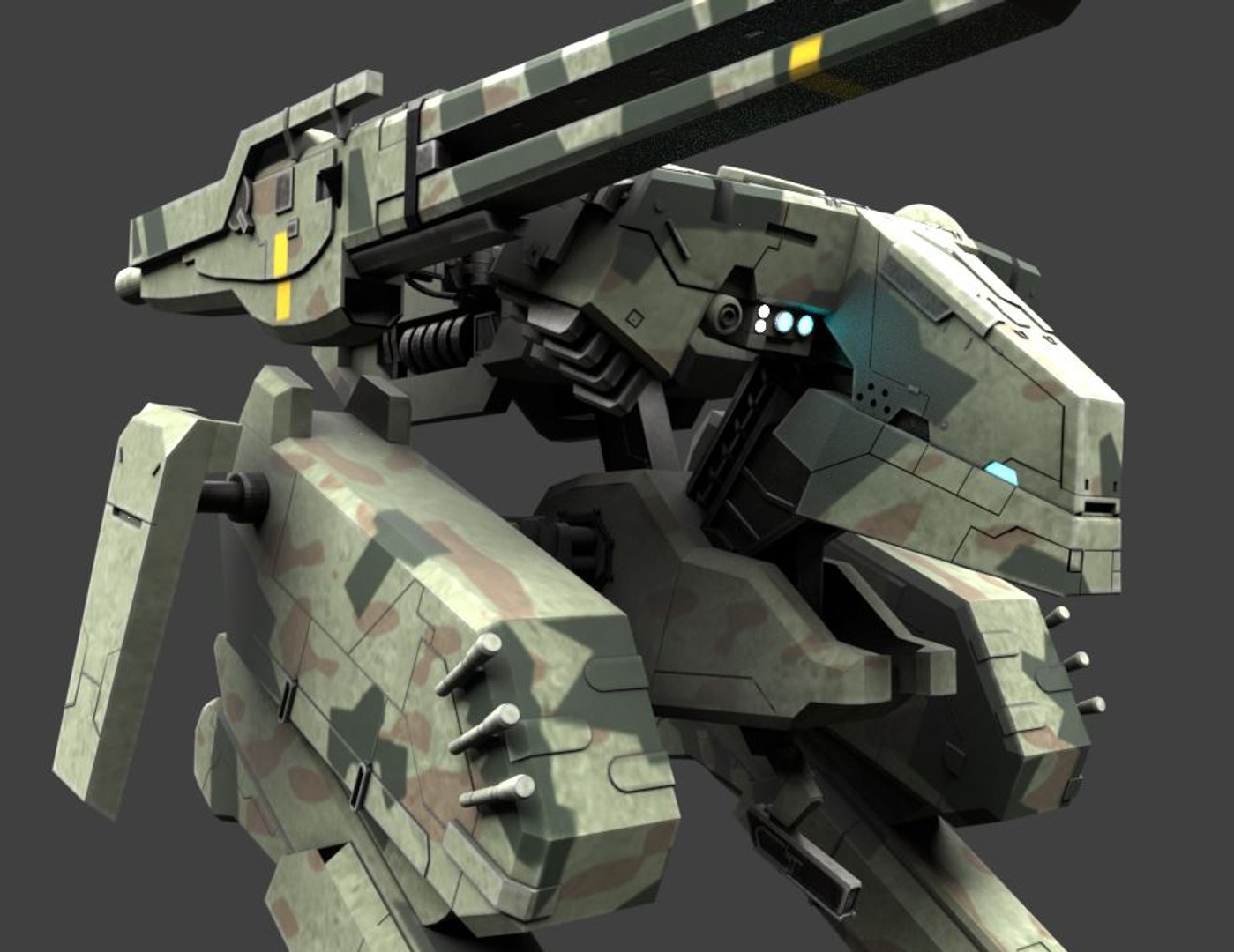 Old Metal Gear Rex 3D - TurboSquid 1611169
