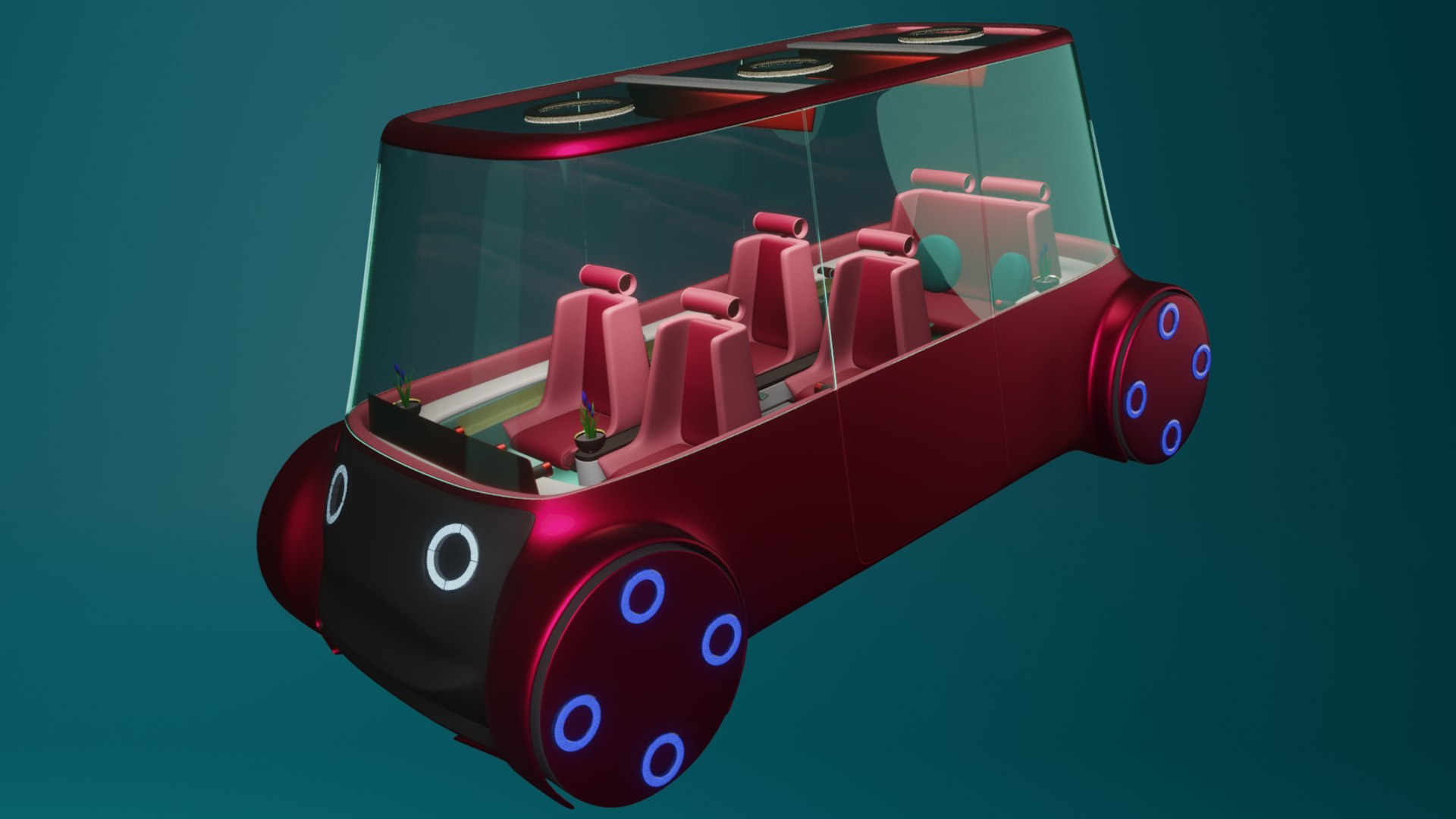 3D Concept Styled Autonomous Car 4 Blend - TurboSquid 2286038