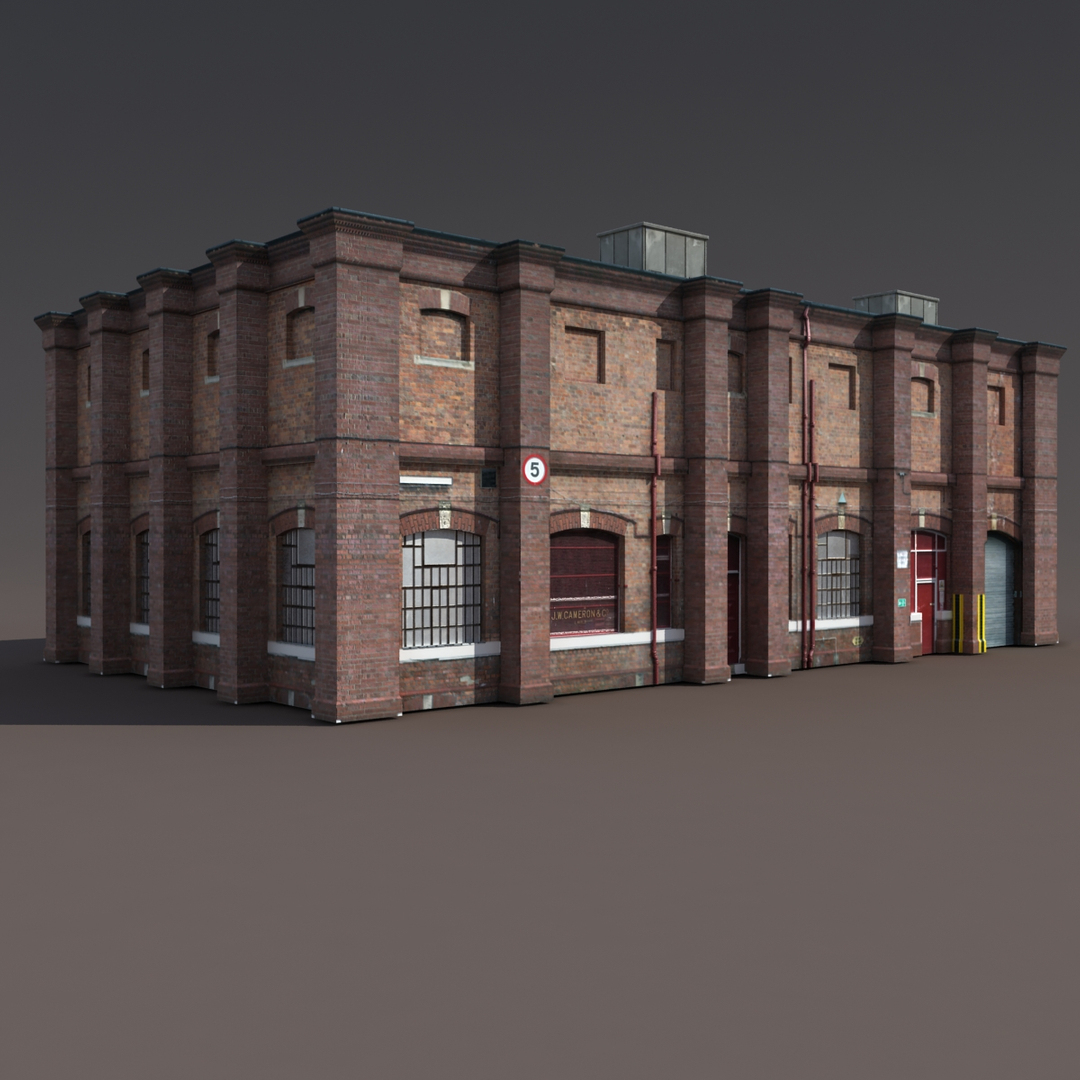 3D model building factory - TurboSquid 1151281