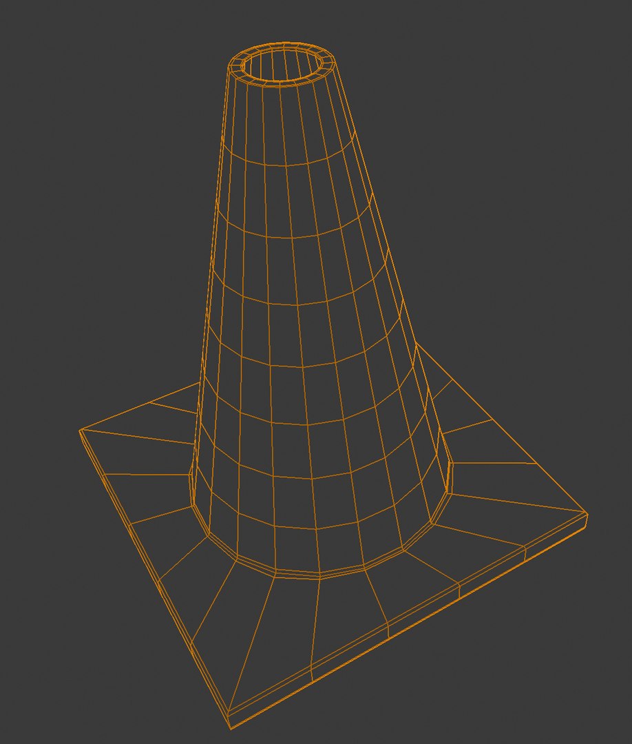 Free 3D Traffic Cone - TurboSquid 1439250