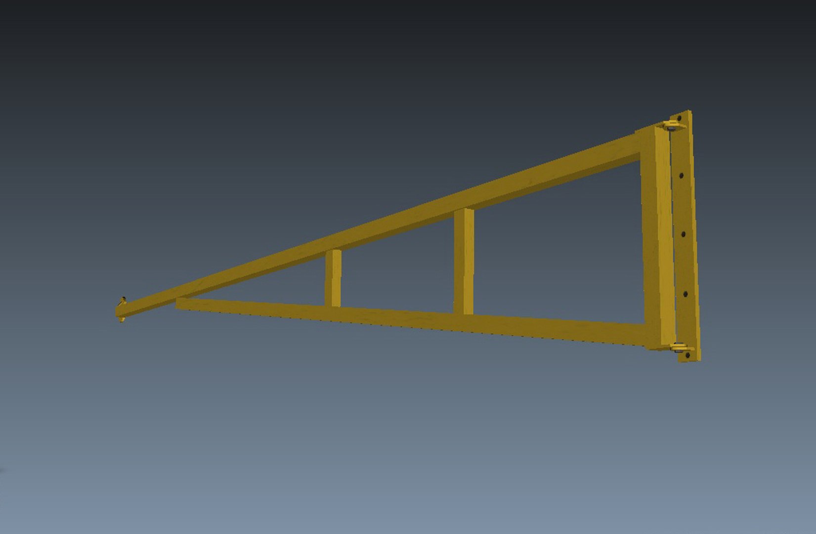 3d Model Of Car Park Gate