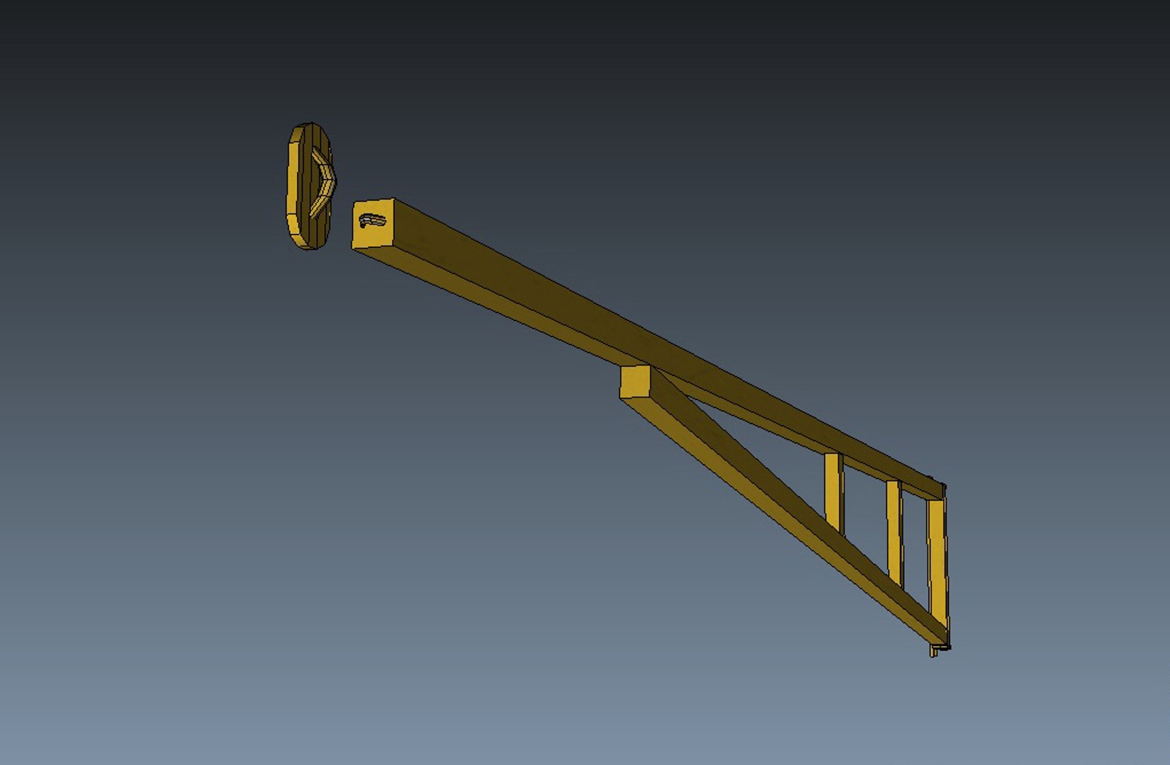 3d Model Of Car Park Gate