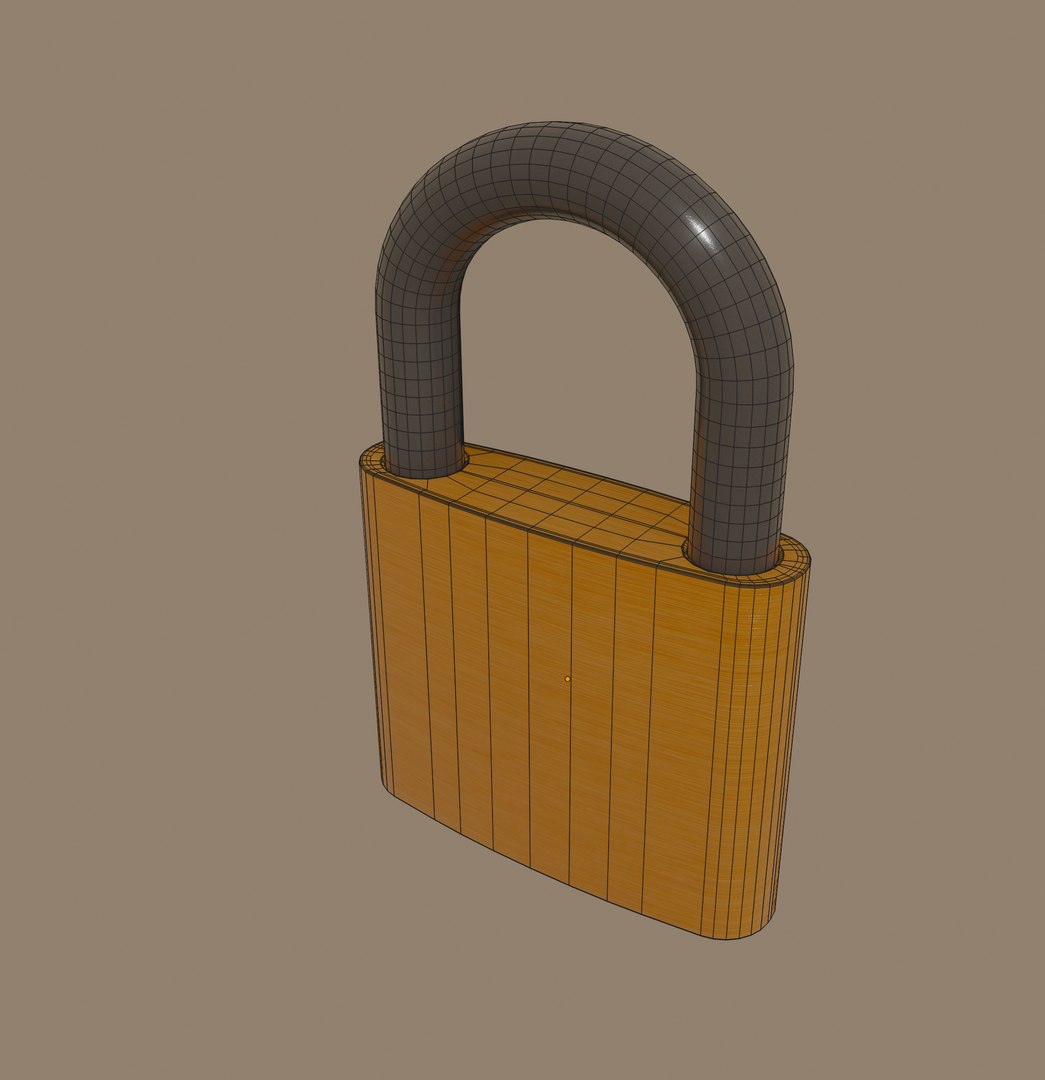 3D Padlock Lock Model - TurboSquid 1663746