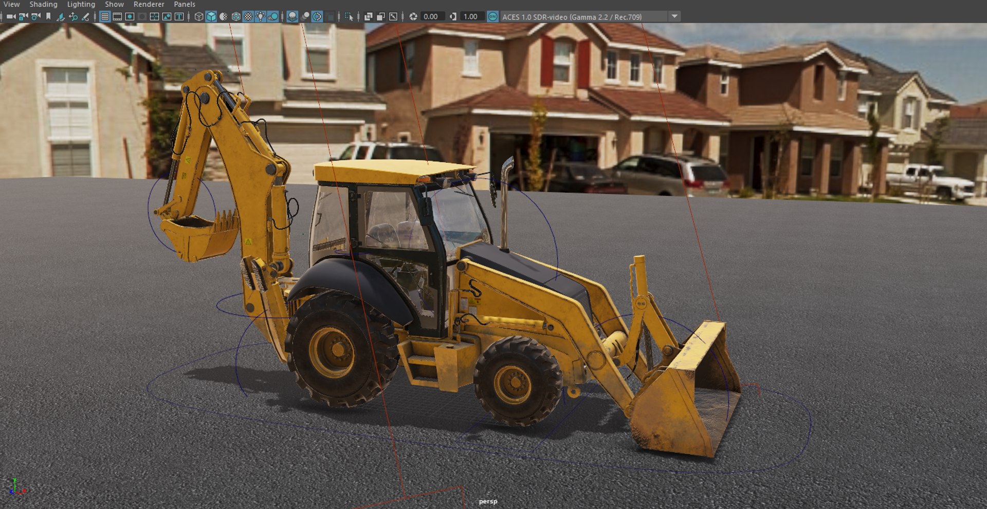 Backhoe 3D Model - TurboSquid 1974734