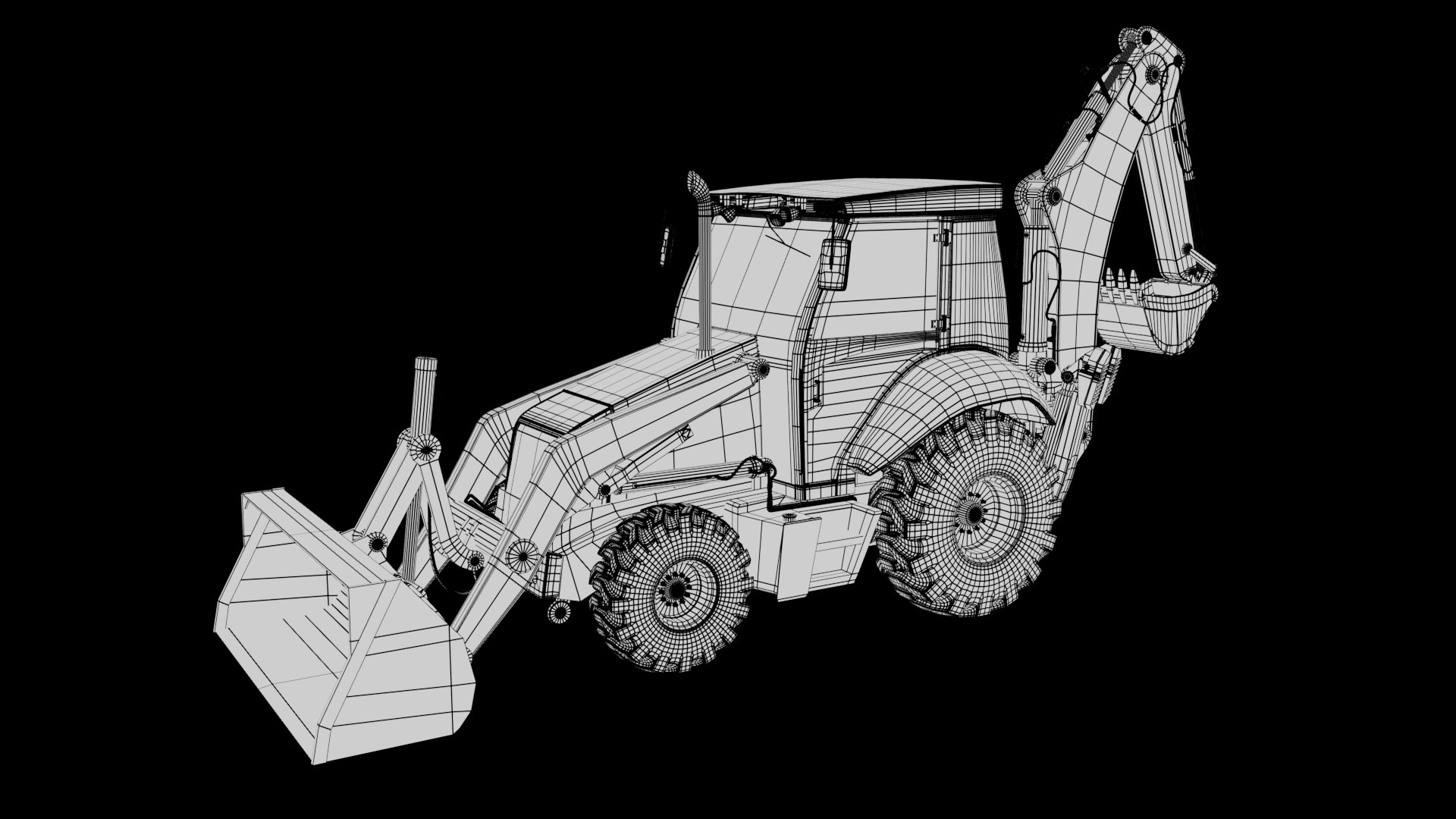 Backhoe 3D model - TurboSquid 1974734