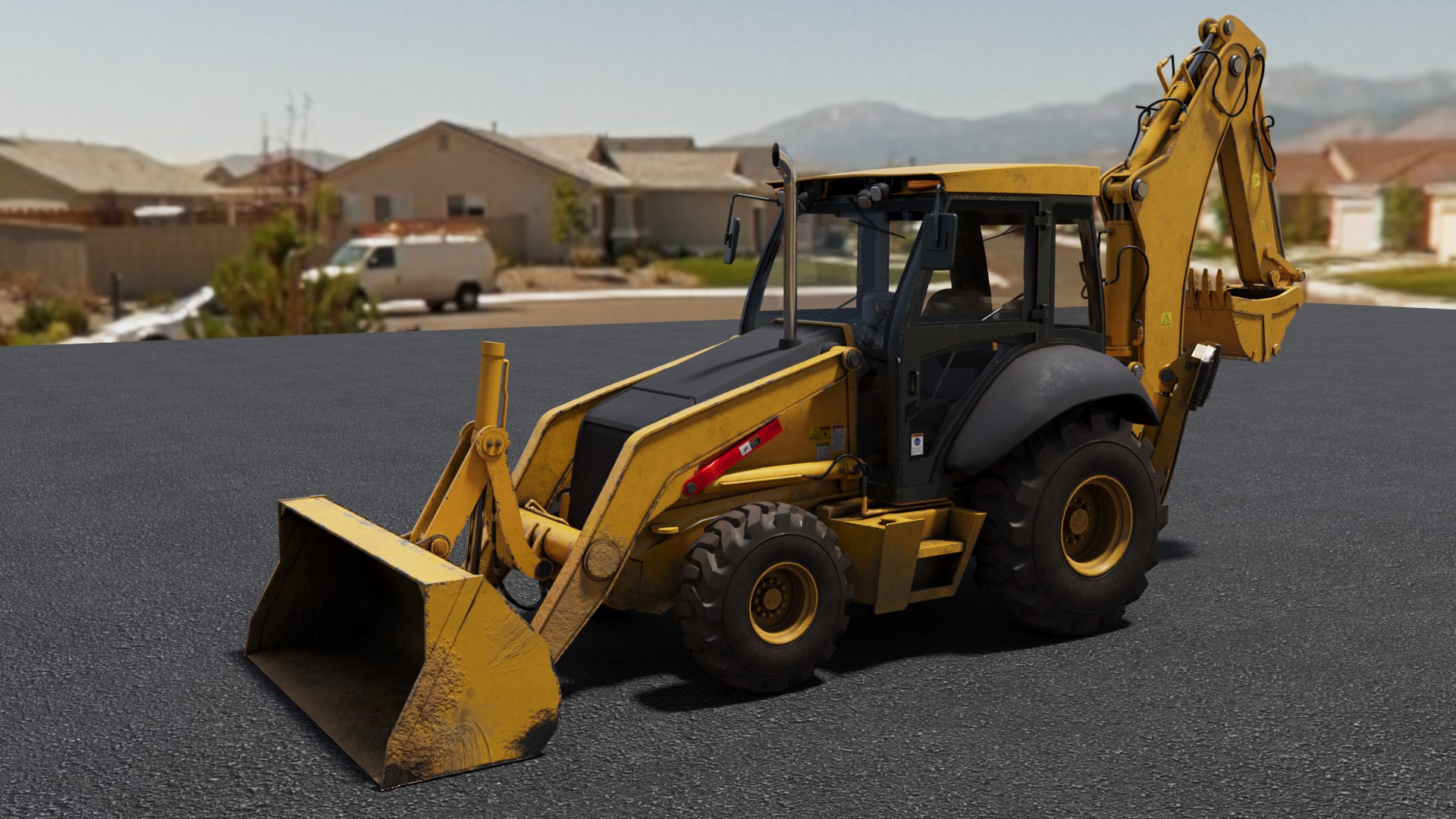Backhoe 3D Model - TurboSquid 1974734