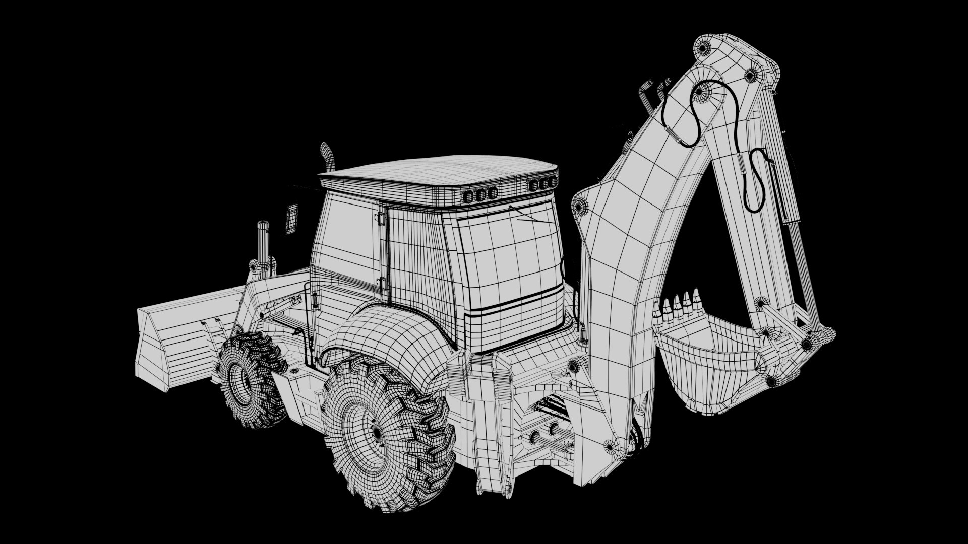 Backhoe 3D model - TurboSquid 1974734