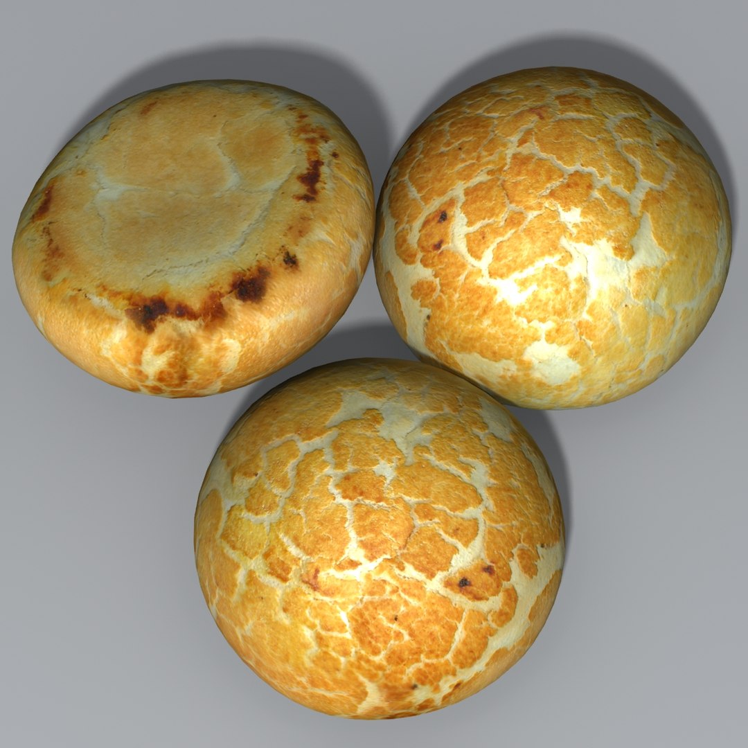 Crusty Roll 3d Model