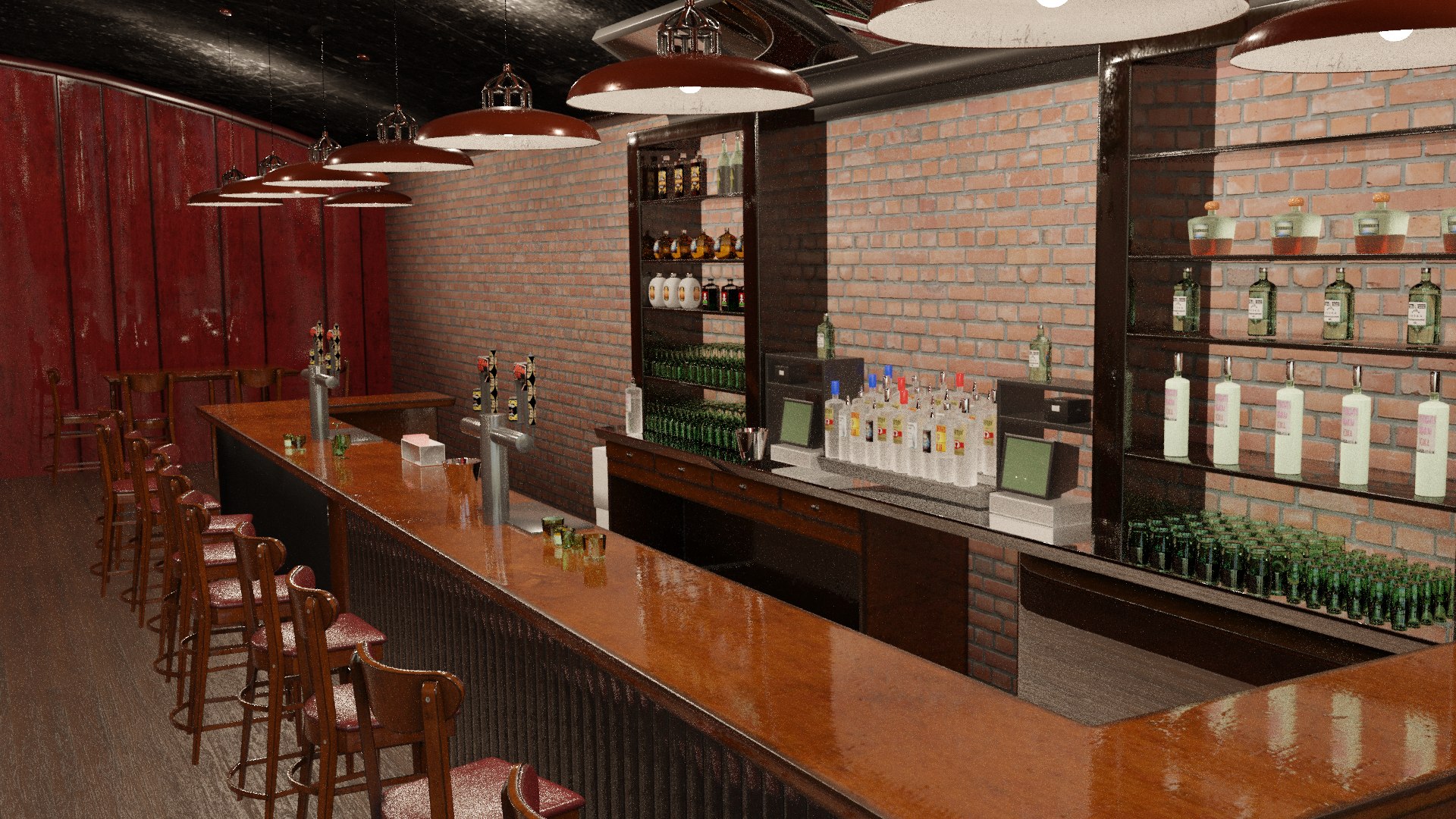 Bar Interior 3D model - TurboSquid 2112165