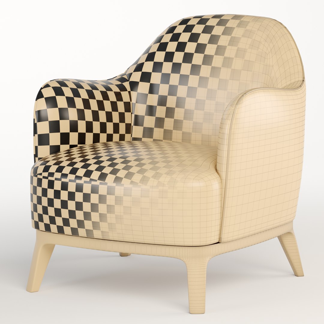 3D Model Lysandre Flexform Armchair - TurboSquid 2215174