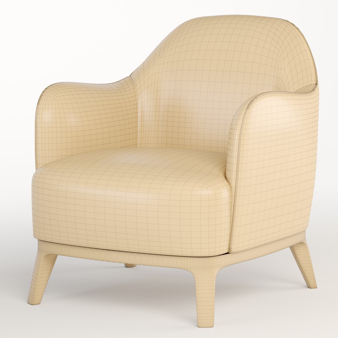 3D Model Lysandre Flexform Armchair - TurboSquid 2215174